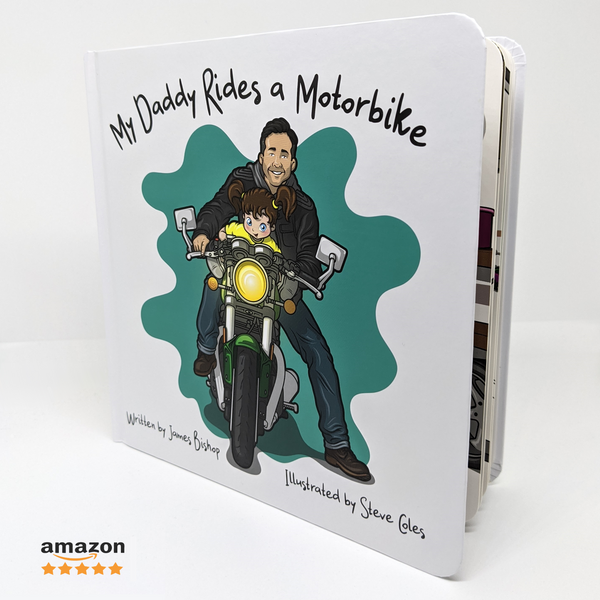 My Daddy Rides a Motorbike - Children's Board Book – That Card Shop