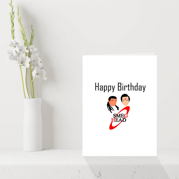 Funny Red Dwarf Birthday Card - Smeg Head – That Card Shop