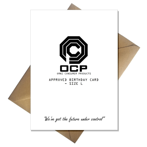 Robocop Birthday Card - Funny Movie Themed Cards for him / her – That ...