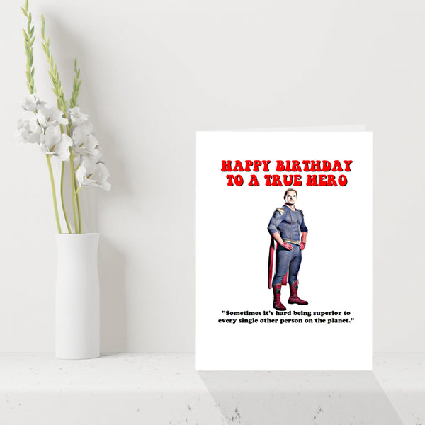 Funny Homelander Birthday Card - The Boys new series cards – That Card Shop
