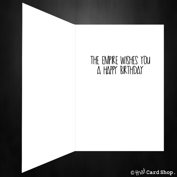 Funny STAR WARS Birthday Card - Darth Vader felt your presents – That ...